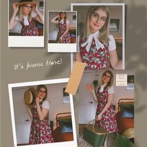 Retrolicious | Dresses | Cherry Good Print Vintage Style Dress By ...